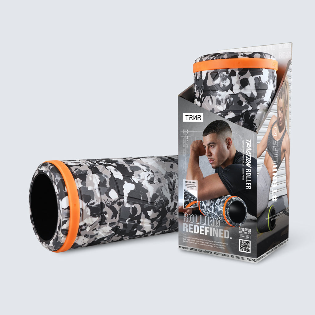 Hollow Textured Foam Roller | TRNR Traction Roller - Camo
